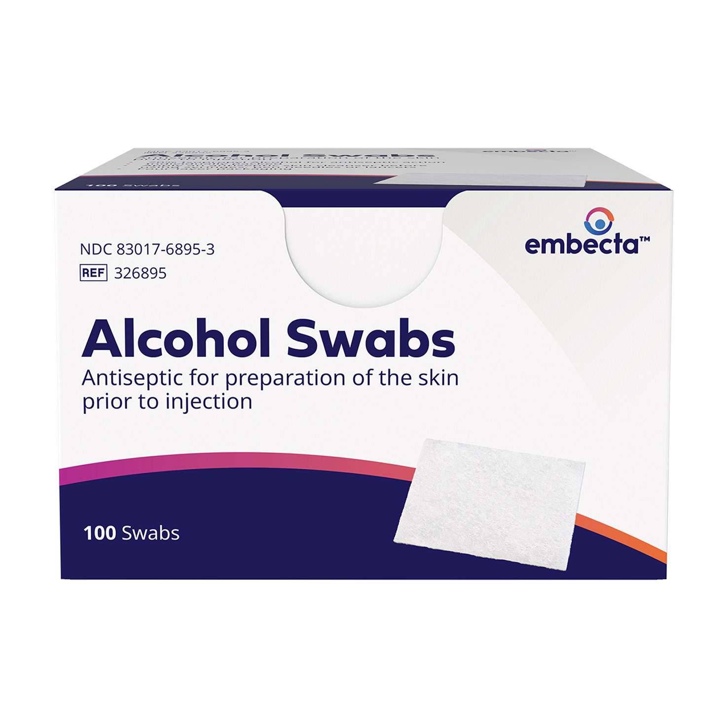 Embecta Alcohol Swabs (100 Count) | Single-Use Alcohol Swabs (formerly ...