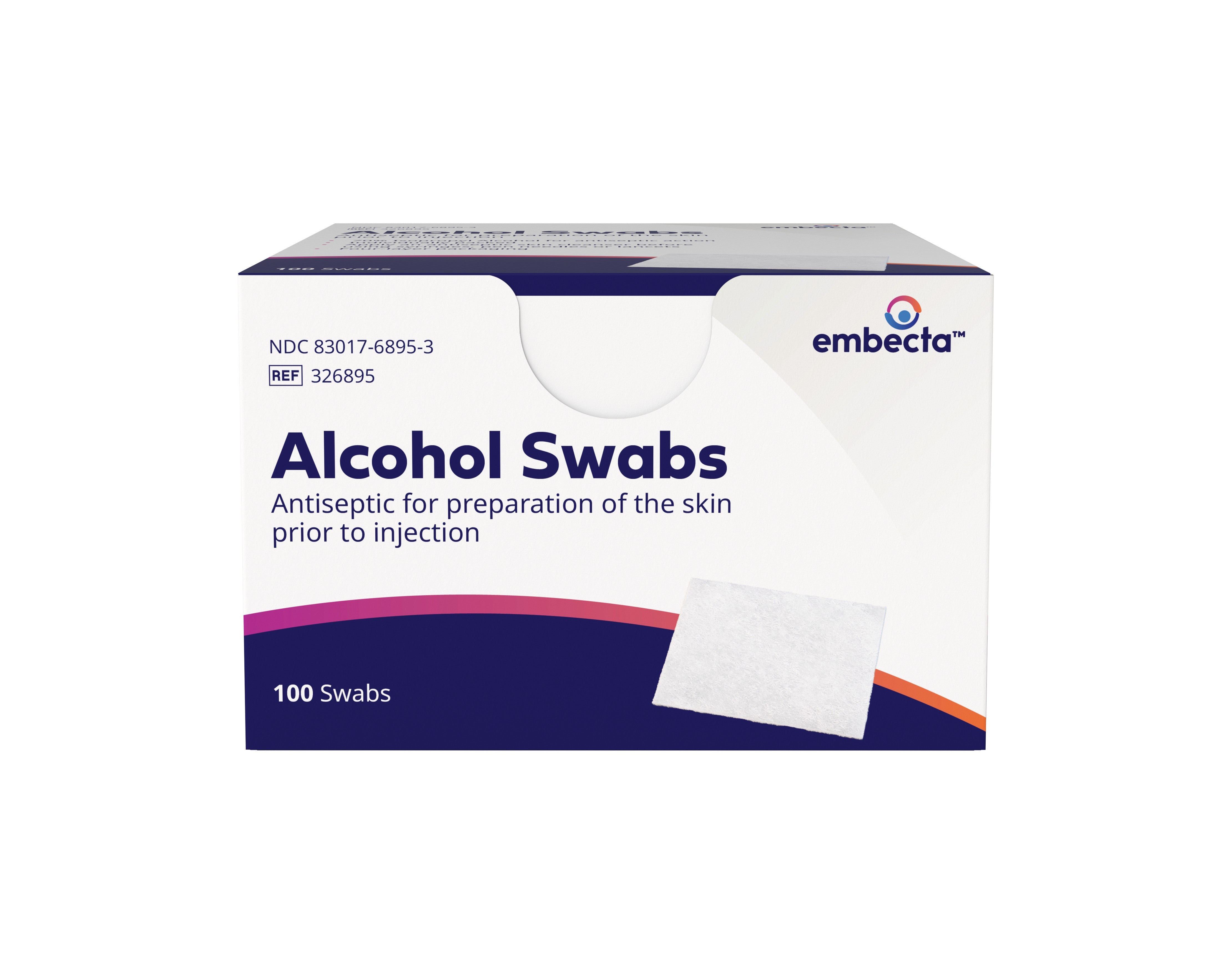Embecta Alcohol Swabs (100 Count) | Single-Use Alcohol Swabs (formerly ...