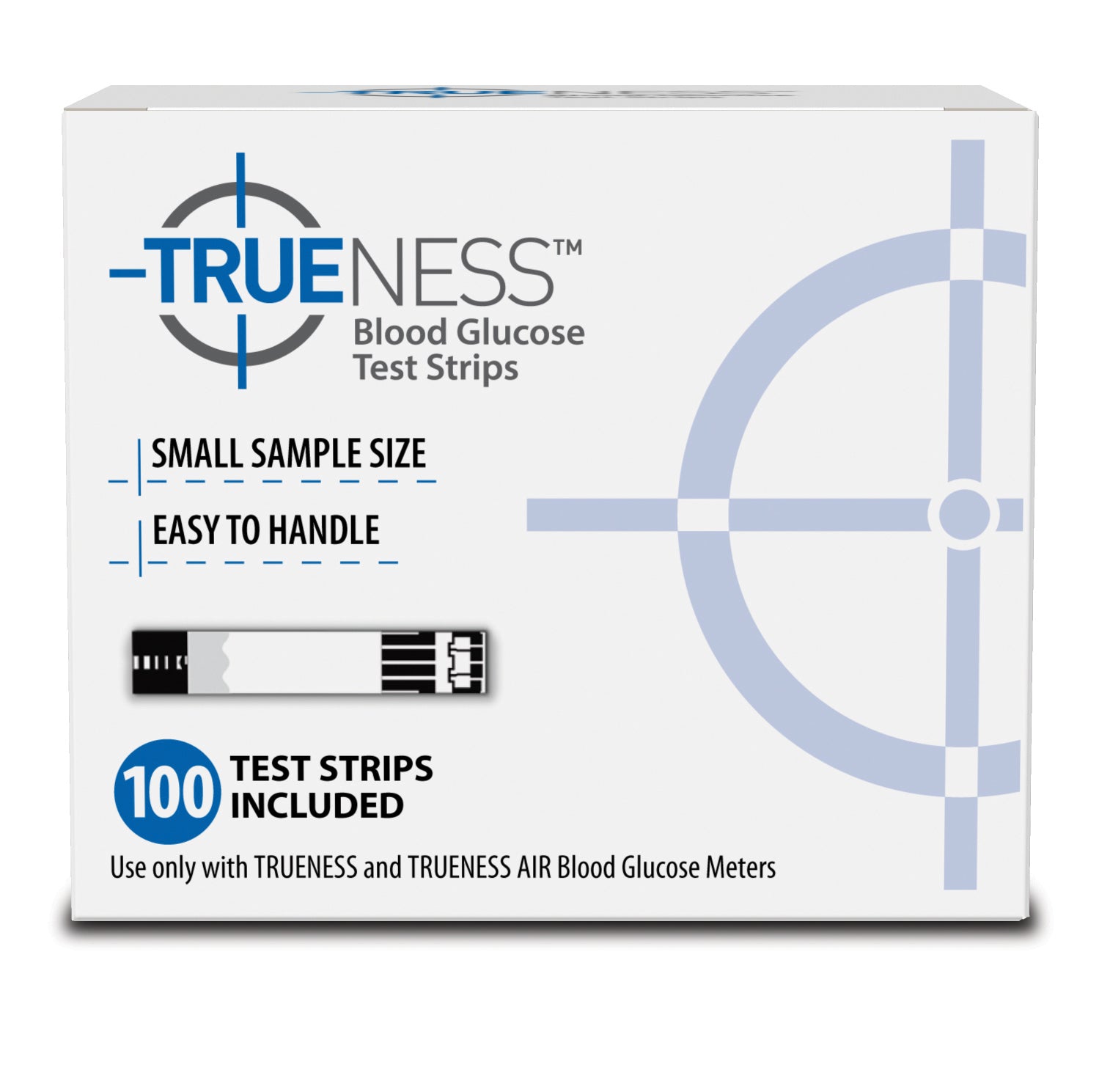 TRUENESS Glucose Test Strips - Affordable 100 Count Diabetes Strips