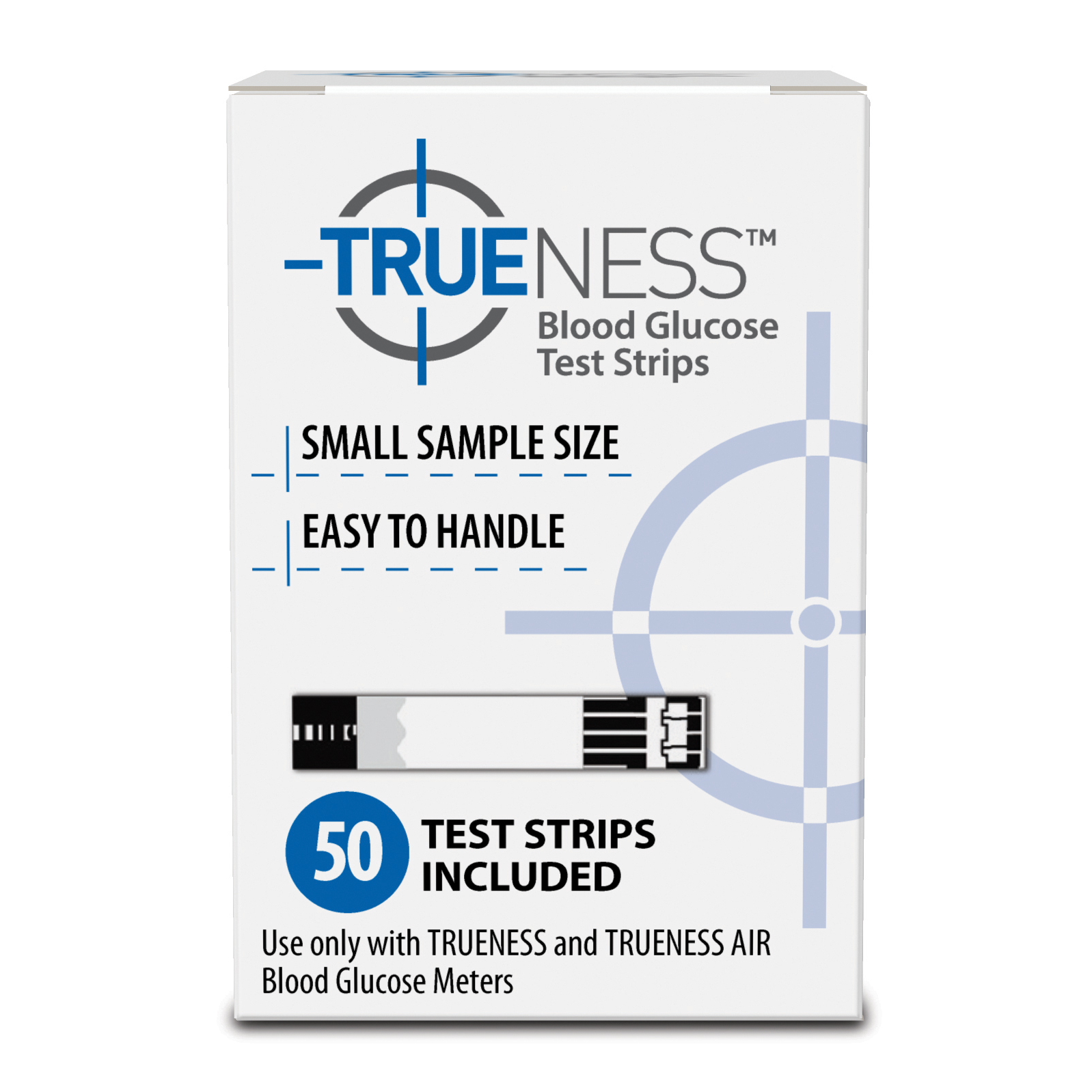 TRUENESS Glucose Test Strips - Affordable 50 Count Diabetes Strips