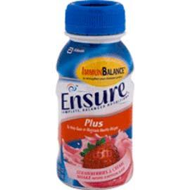 8oz Ensure Plus Strawberry Nutrition Shake - Retail