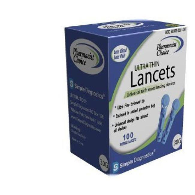 Pharmacist Choice Twist Top Lancets - 30 Gauge, 100 count