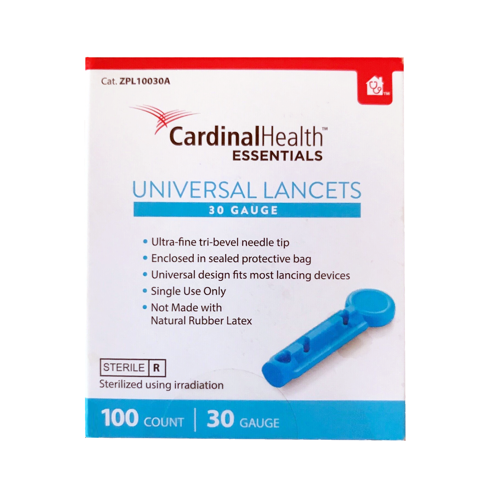 Cardinal Universal Lancets - 30G, Box of 100 | TotalDiabetesSupply.com