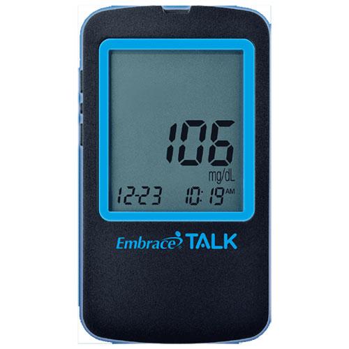Embrace TALK Blood Glucose Monitoring System | Embrace Glucose Meter Kit