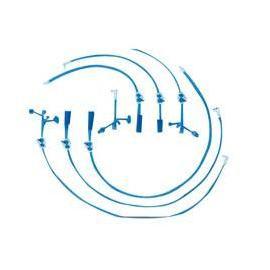 Kimberly Clark Mickey Threaded Extension Set with Secur-Lok Right-Angle ...